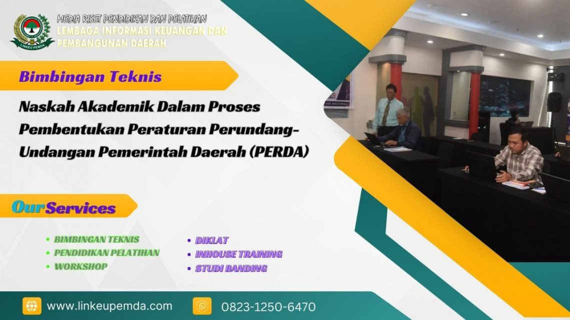 Bimtek Naskah Akademik Dalam Proses Pembentukan Peraturan Perundang ...